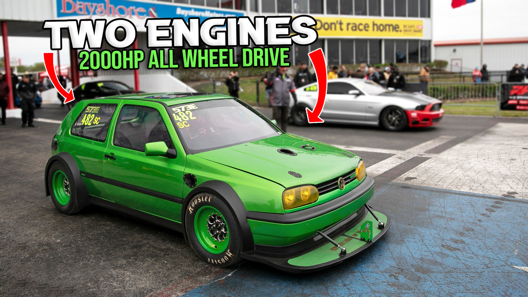 The Journey of the 2000hp TWIN ENGINE Volkswagen Golf (1320Stories | E ...
