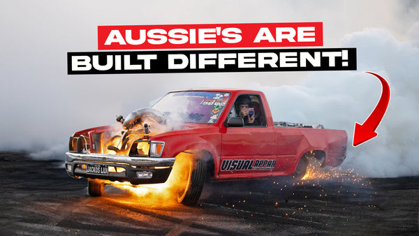 Australia FLEXES on USA with INSANE 1000hp Skid Cars! - 1320Video