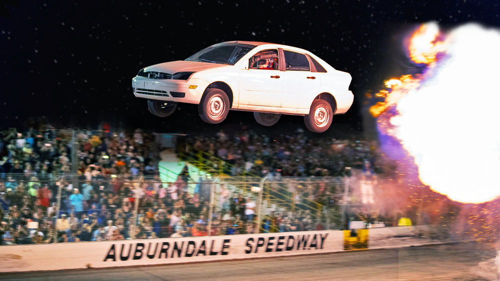 150ft Car Launch + FULL CONTACT Racing at Tour of Destruction! | (1320 ...