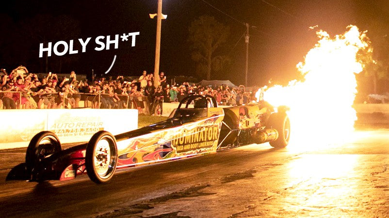 INSANE Jet car LAUNCH at Cleetus and Cars! - 1320Video
