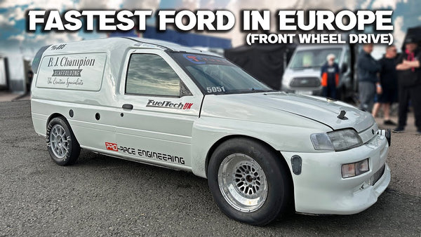 The FASTEST FWD Ford in the U.K. and it's a VAN?! - 1320Video