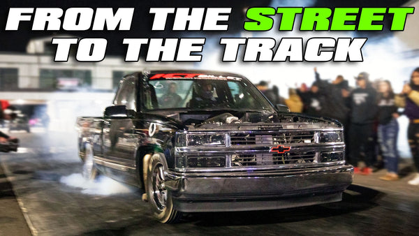 STREET RACING Truck at the track for the FIRST TIME! - 1320Video