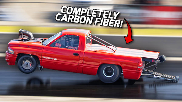 3000HP Dodge Ram does CRAZY Power Wheelies & WINS!! - 1320Video